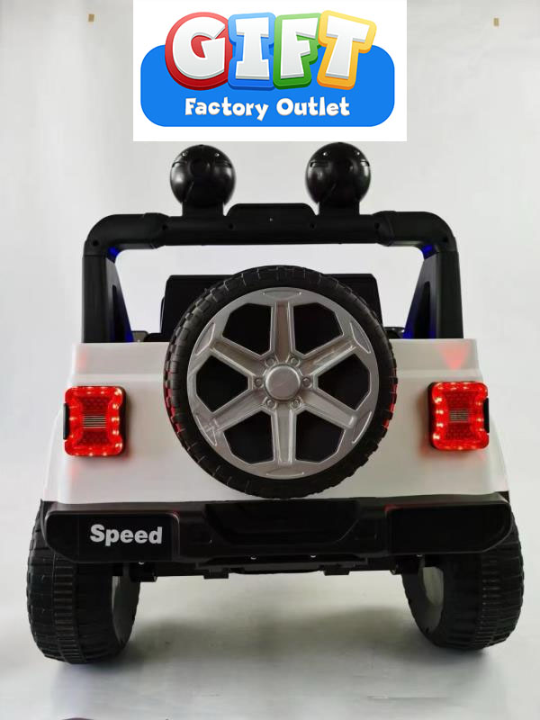 Power Wheels 4x4 Jeep Wrangler Battery-Powered Ride-on, 12 V Car with ...