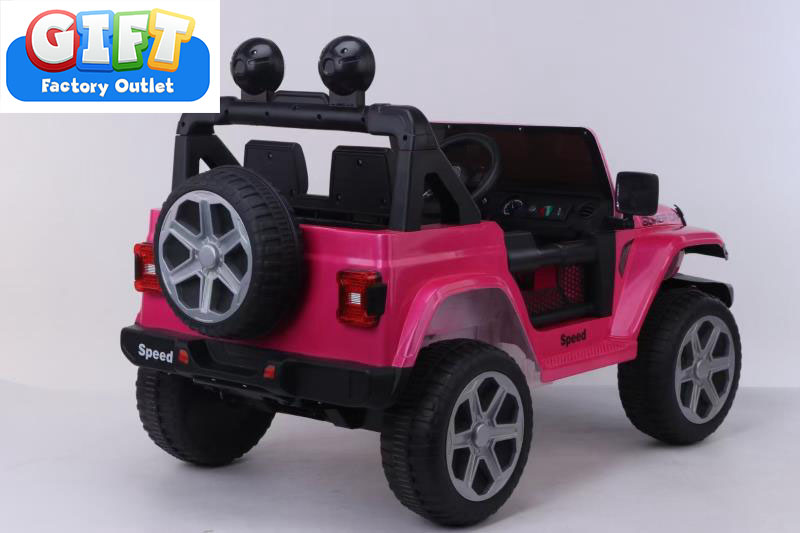 Power Wheels 4x4 Jeep Wrangler Battery-Powered Ride-on, 12 V Car with ...
