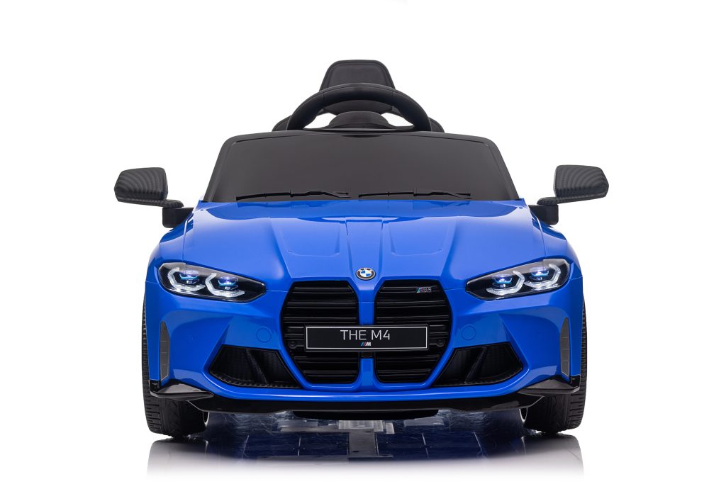 BMW M4 Competition 12V Kids Ride-On Car – Official Licensed Model, Blue ...
